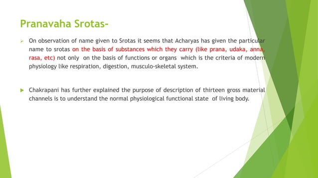 Physio - Anatomical Consideration of Pranavaha Srotas | PPTX