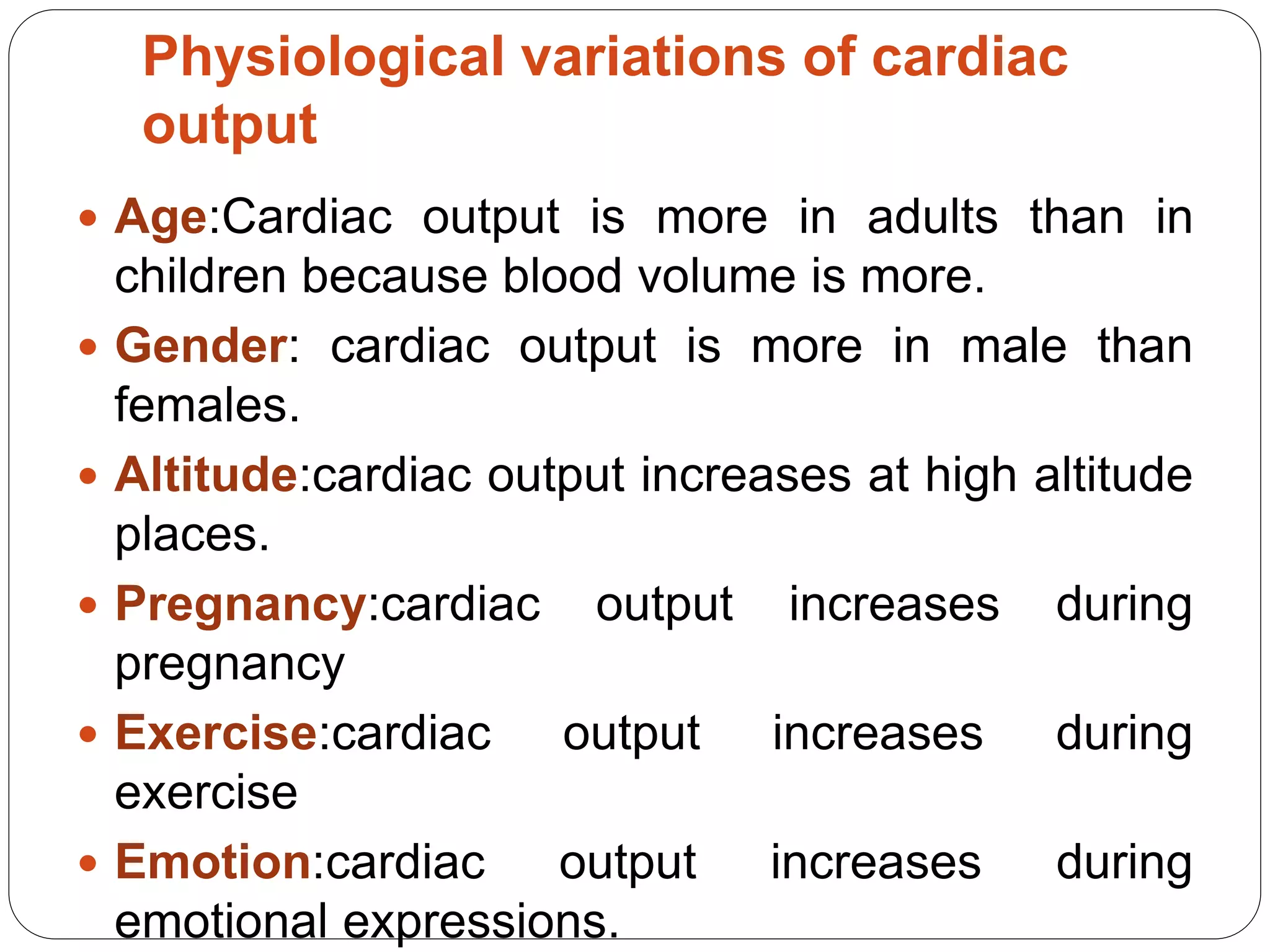 cardiac output | PPTX