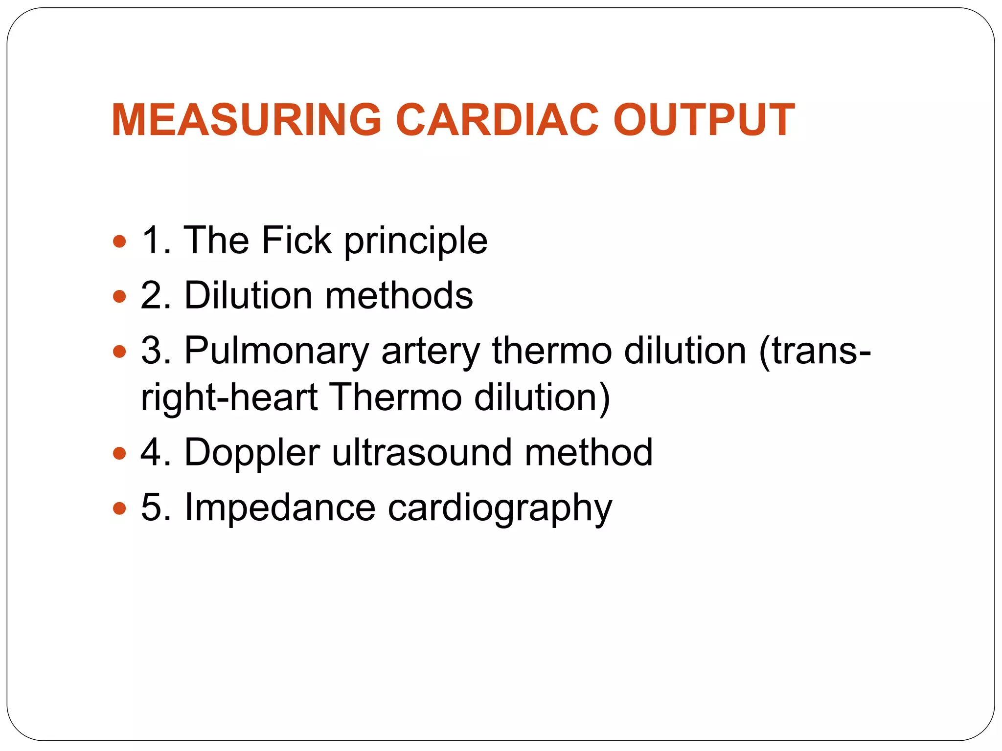 cardiac output | PPTX