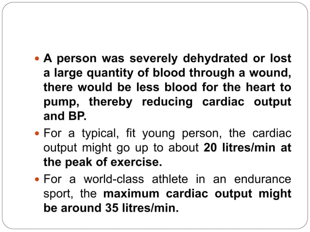 cardiac output | PPTX | Heart and Cardiovascular Diseases | Diseases ...