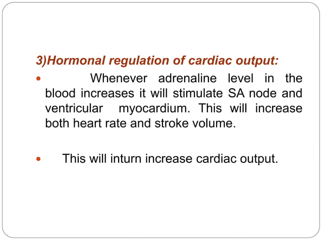 cardiac output | PPTX | Heart and Cardiovascular Diseases | Diseases ...