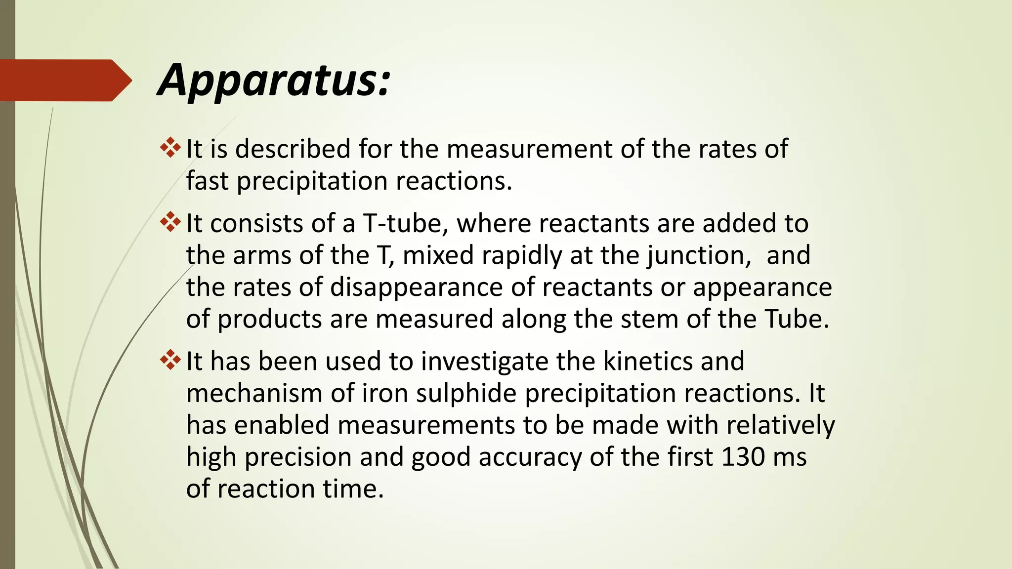 Physiochemical process & precipitation method | PPTX