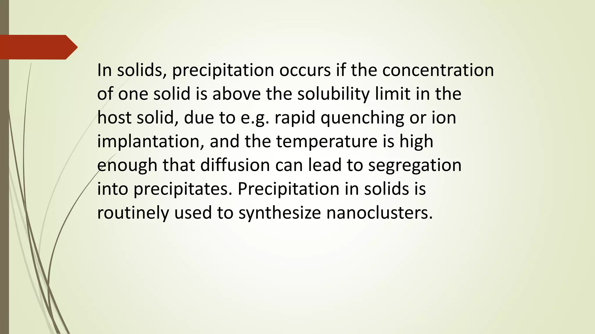Physiochemical process & precipitation method | PPTX
