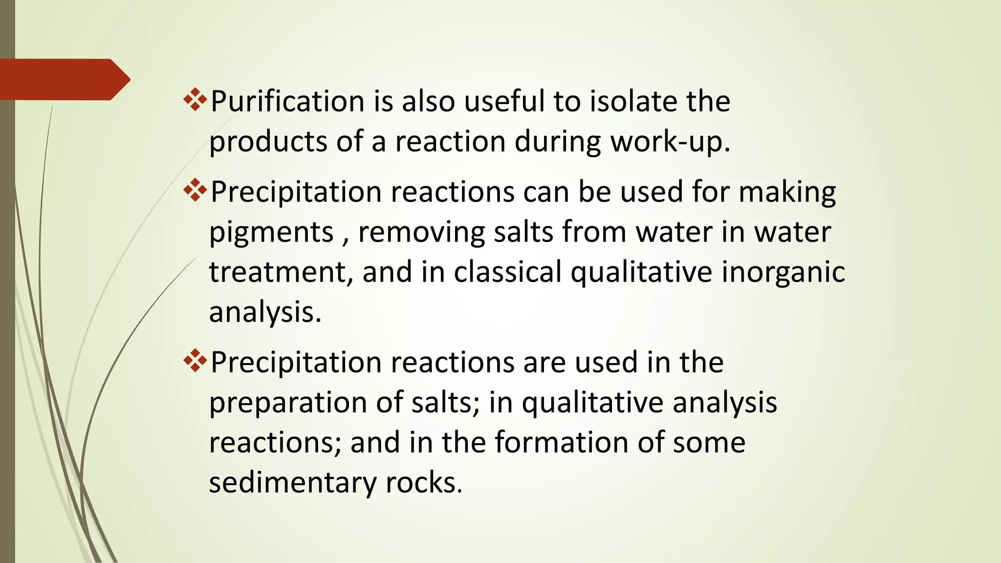 Physiochemical process & precipitation method | PPTX