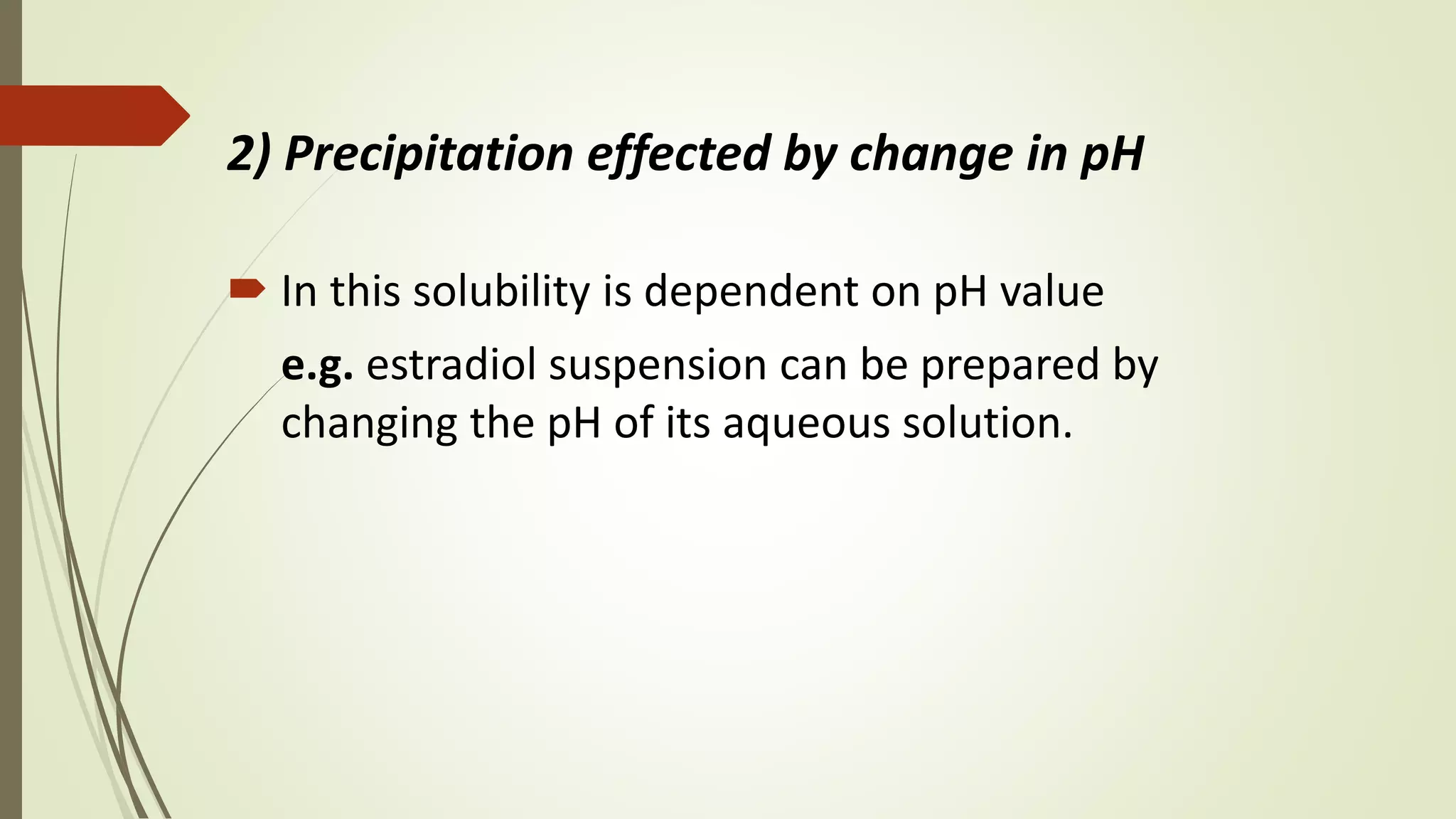 Physiochemical process & precipitation method | PPTX