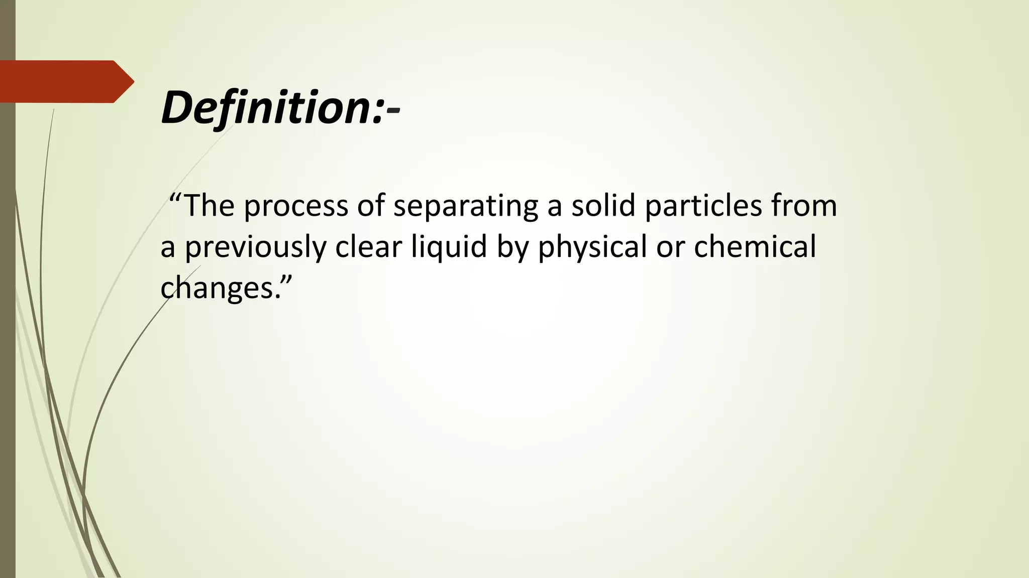 Physiochemical process & precipitation method | PPTX