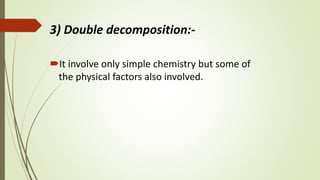 Physiochemical process & precipitation method | PPTX | Geology | Science