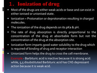 Physiochemical properties | PPTX