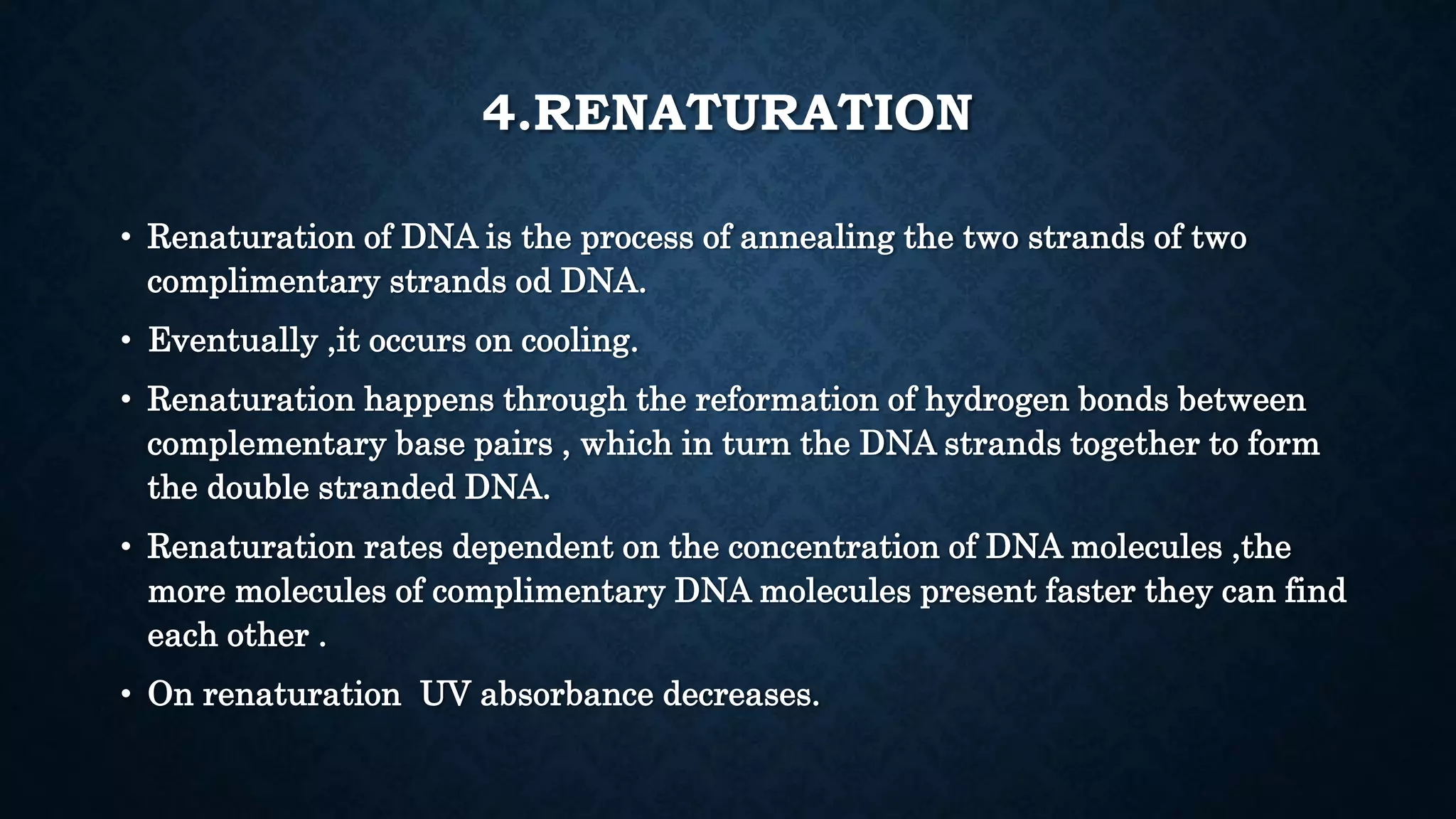 Physiochemical properties of dna | PPTX