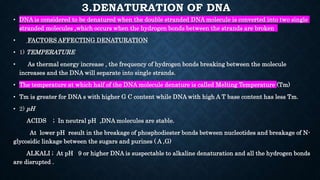 Physiochemical properties of dna | PPTX