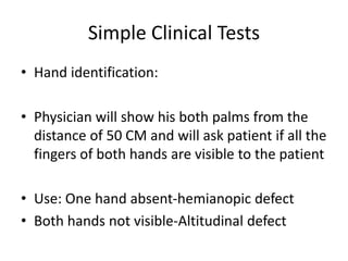 Physiolology of Eye: Power of Accommodation and Perimetry | PPT