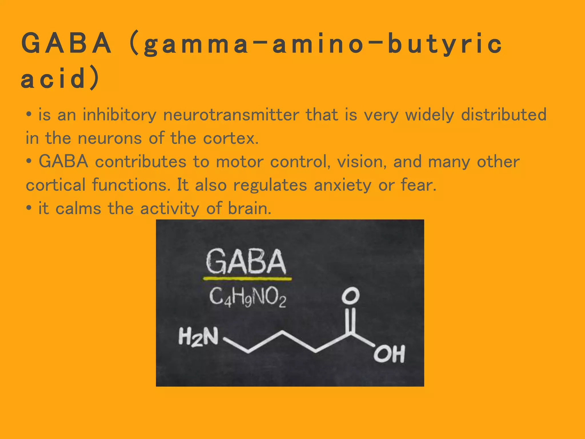 GABA neurotransmitter | PPTX