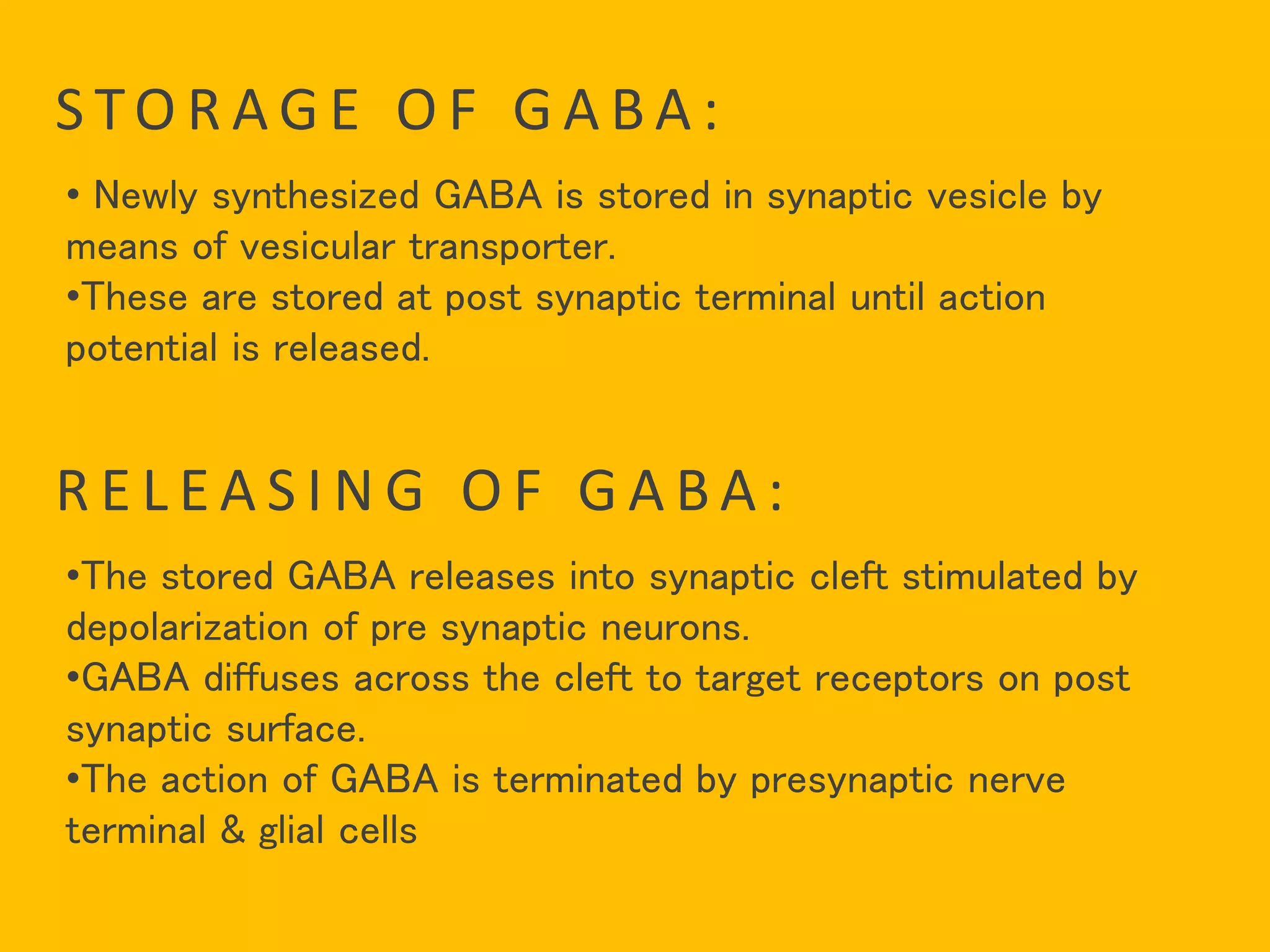 GABA neurotransmitter | PPTX