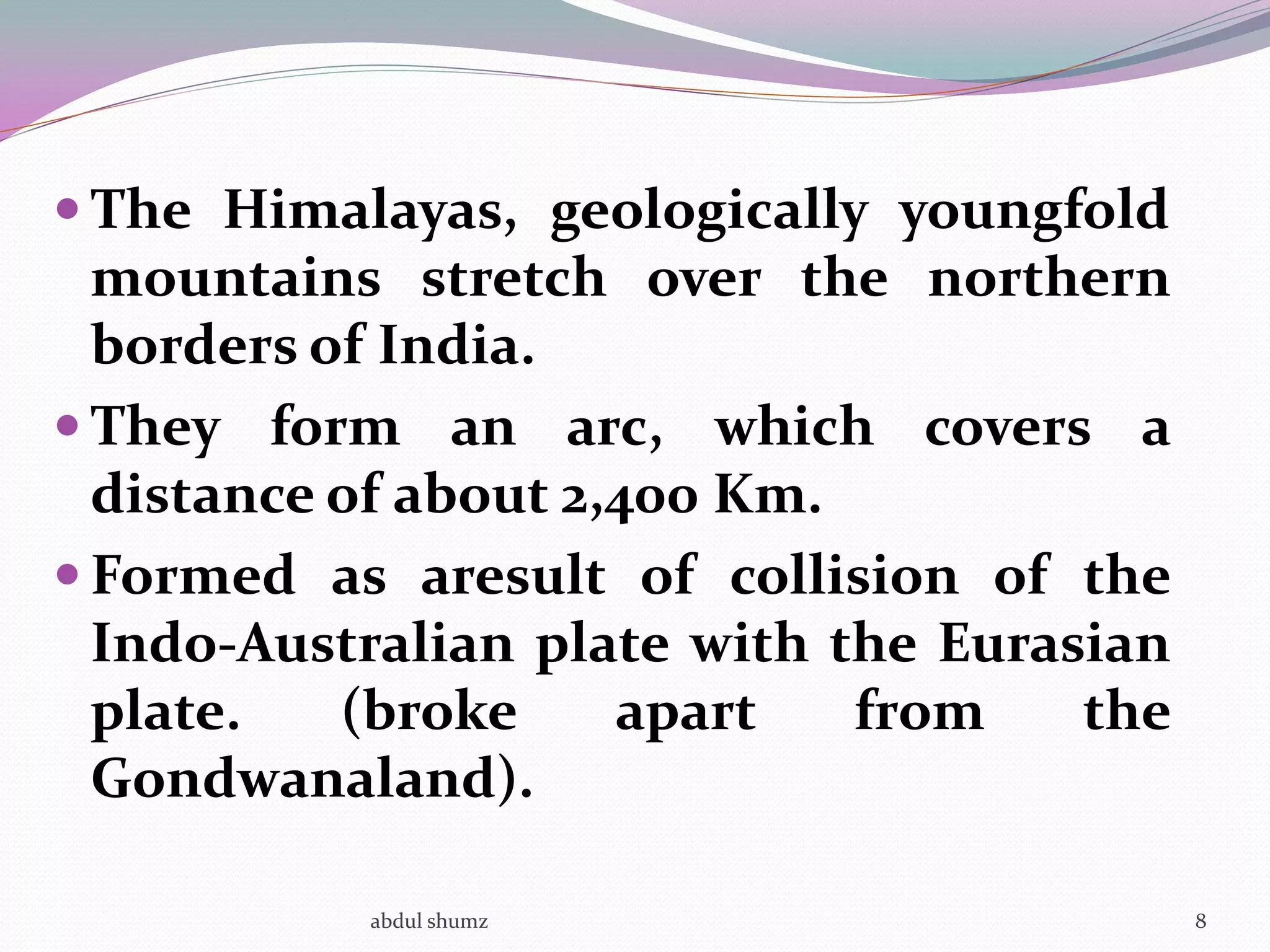 Physiographic Divisions of India, Geography class 9, cbse | PDF