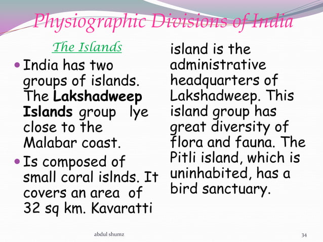 Physiographic Divisions of India, Geography class 9, cbse | PDF | Asia ...