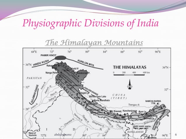 Physiographic Divisions of India, Geography class 9, cbse | PDF | Asia ...