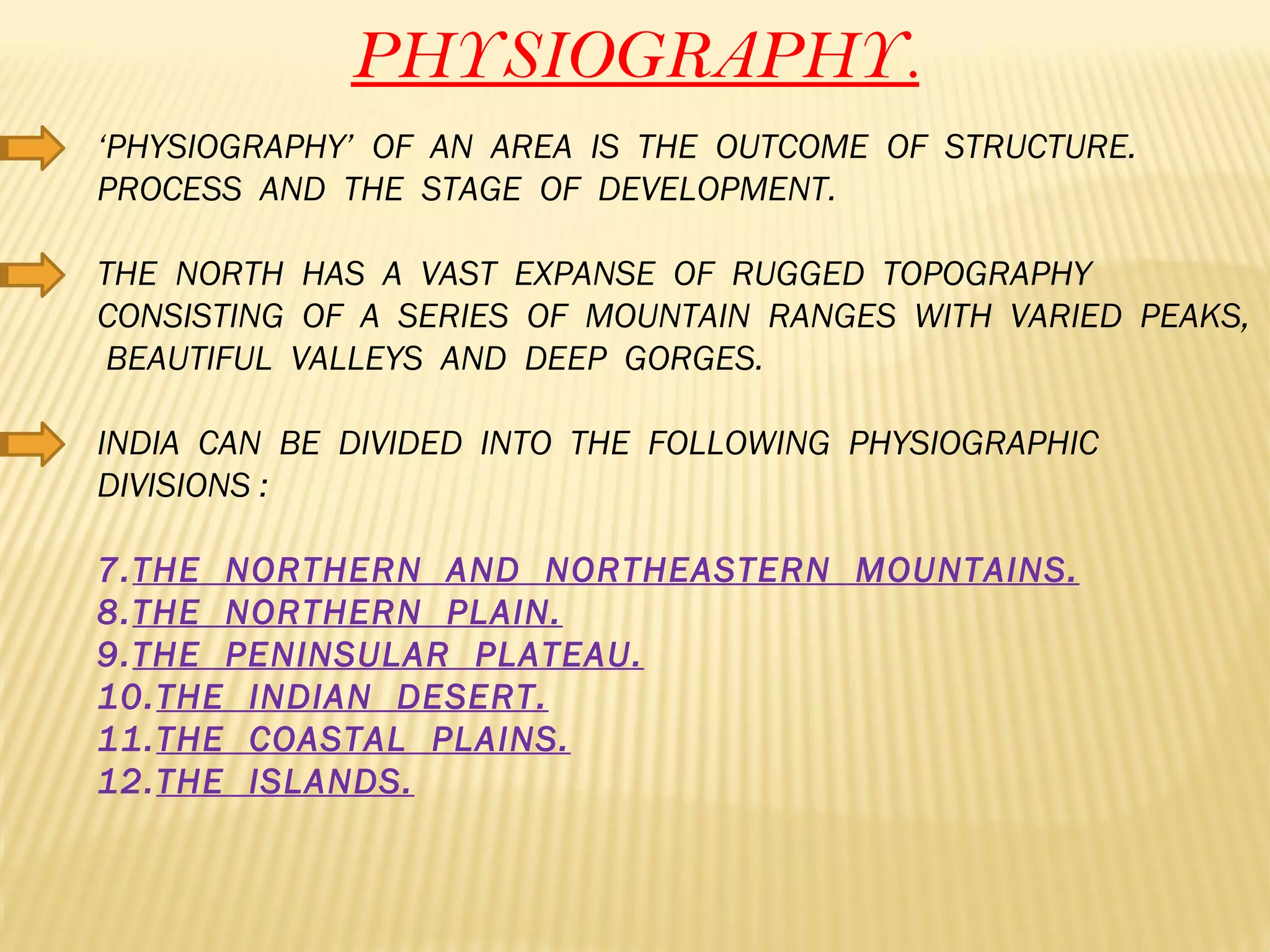 Physiography of india | PPT