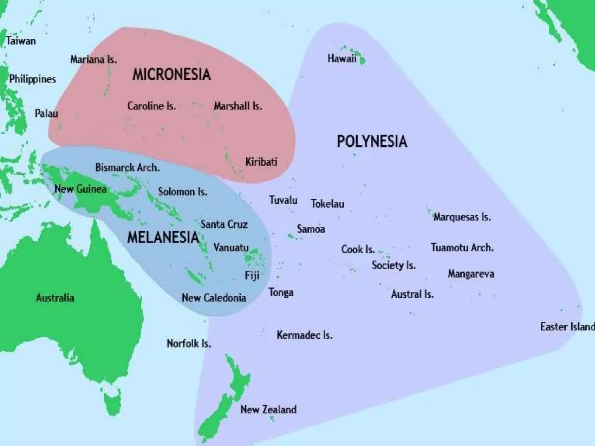 Physiography of oceania | PPT