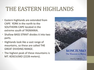 Physiography of oceania | PPTX | Australia and Oceania Travel | Travel ...