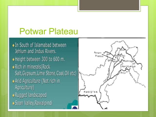 Physiography of Pakistan | PPTX