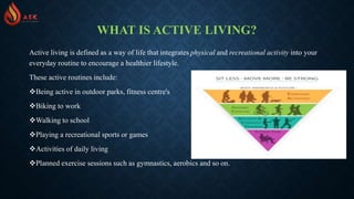 "Promoting Active living in young people through Behavior Change" | PPT