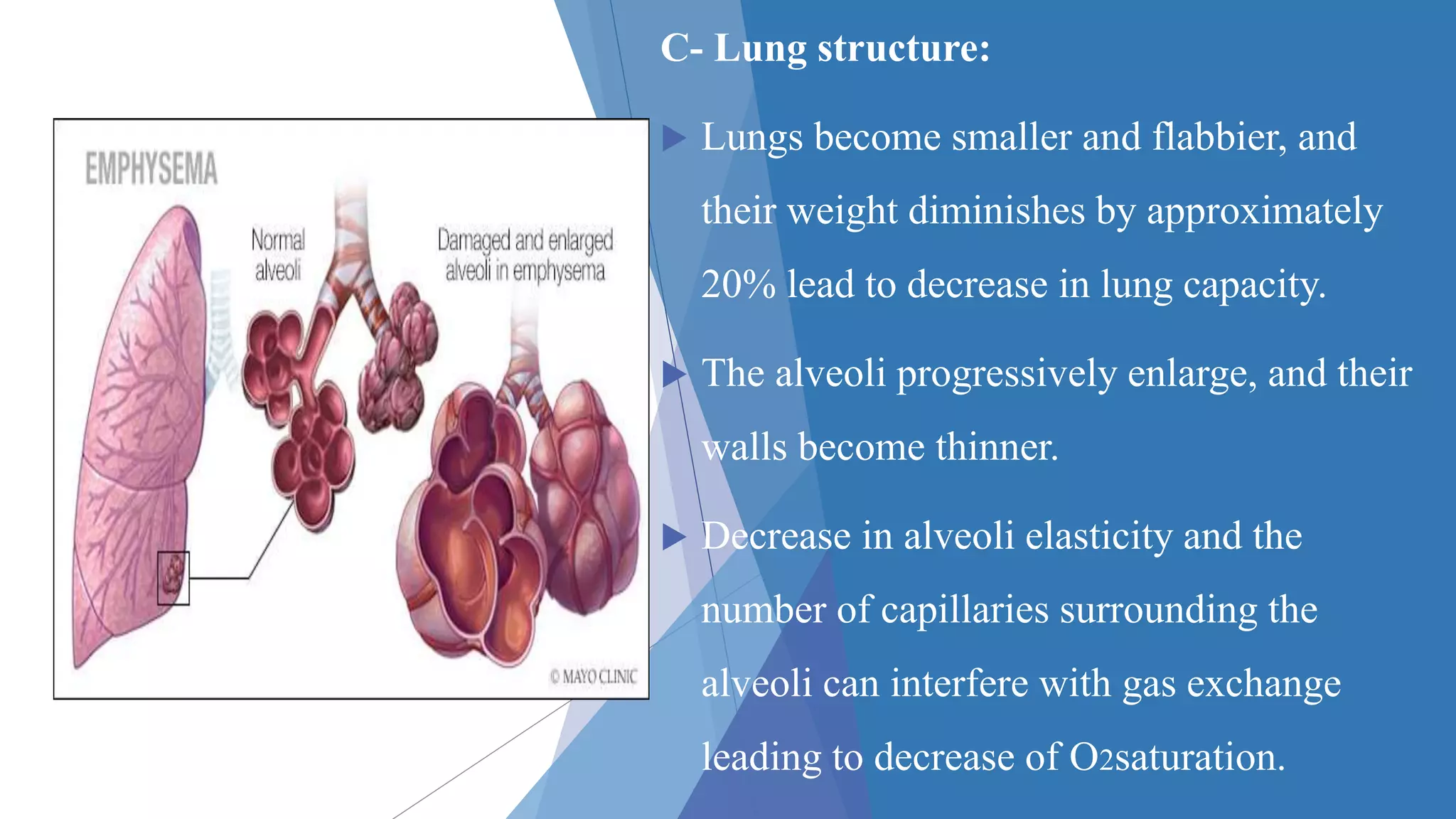 Physiological changes with aging | PPTX