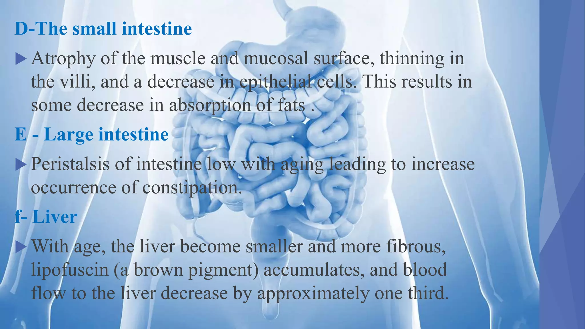 Physiological changes with aging | PPTX