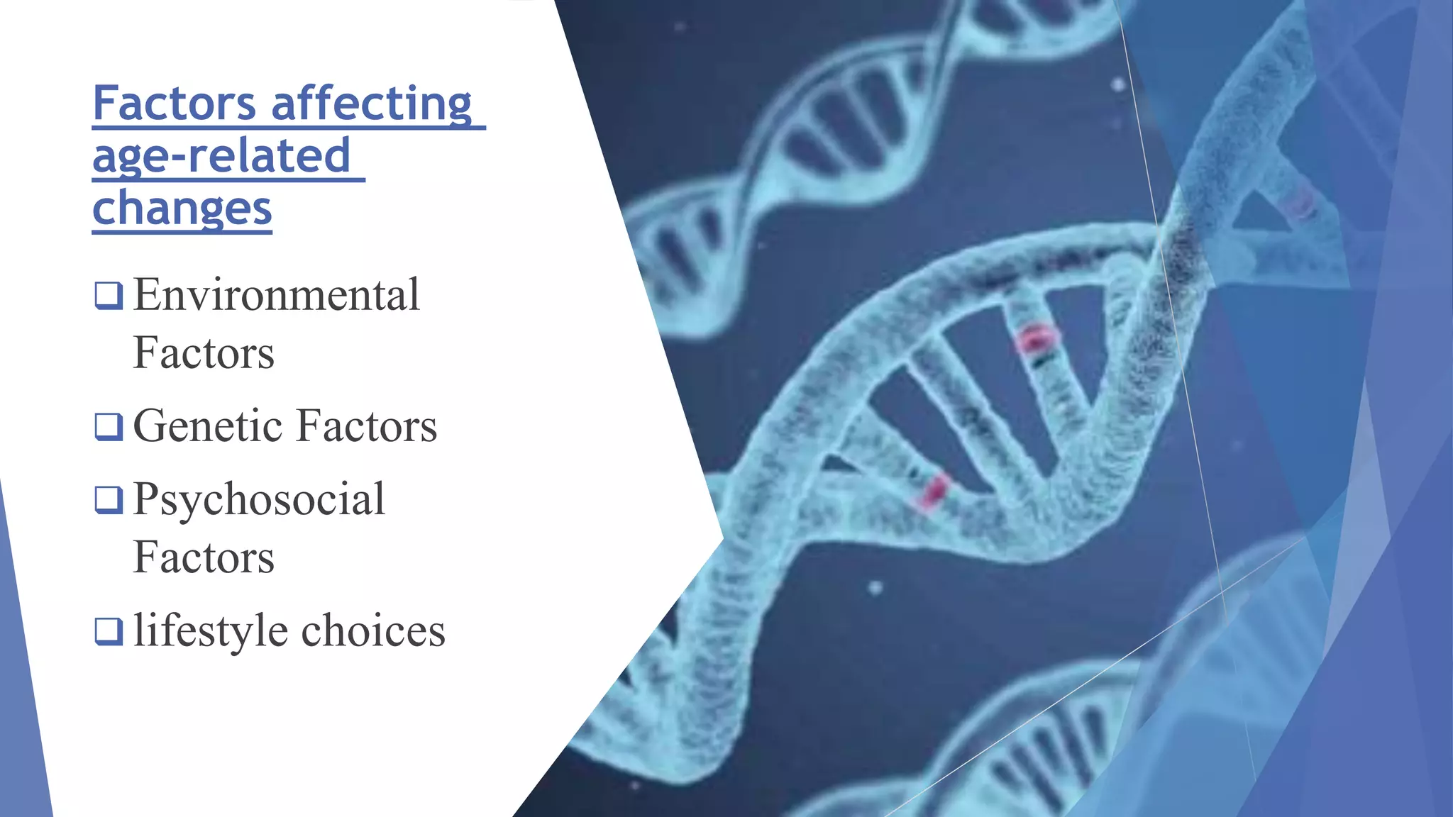 Physiological changes with aging | PPTX