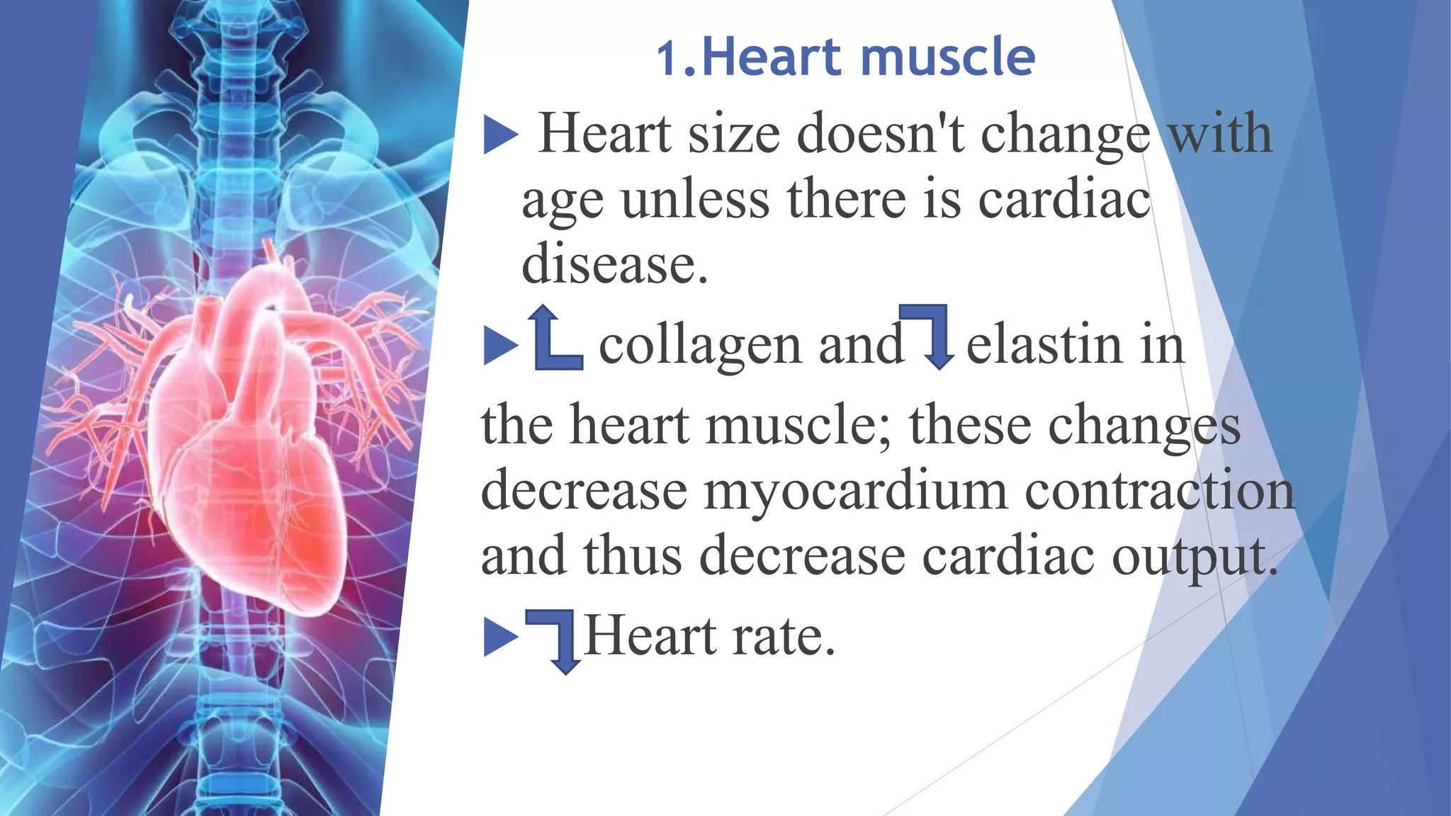 Physiological changes with aging | PPTX