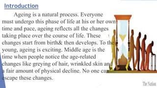 Physiological changes with aging | PPTX