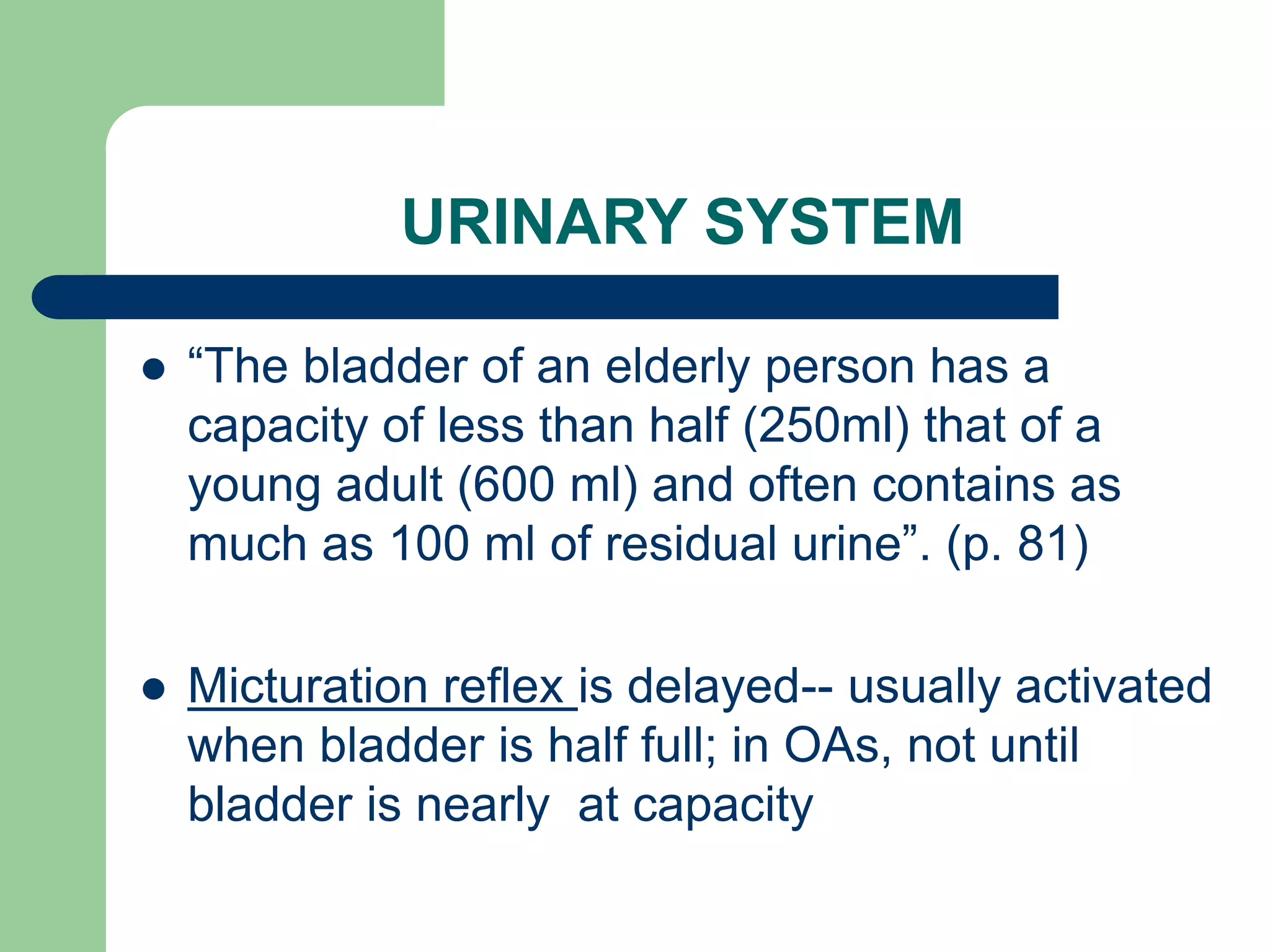 Physiological aging changes | PDF