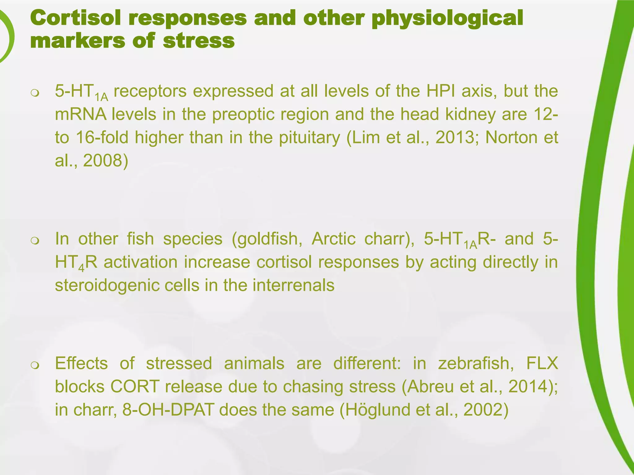 Physiological and behavioral markers of stress in zebrafish | PPTX