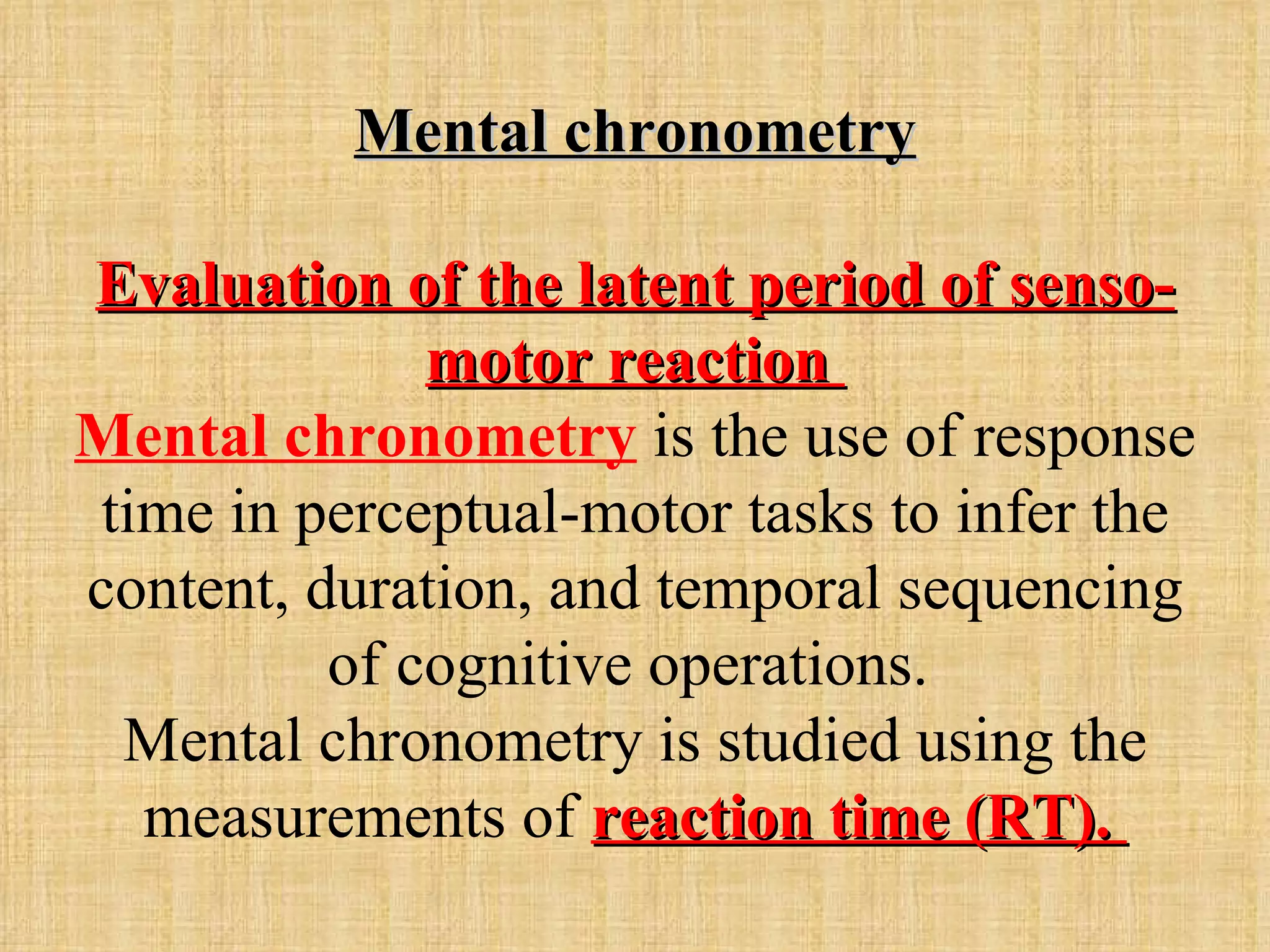 Physiological and psychophysical methods | PPT