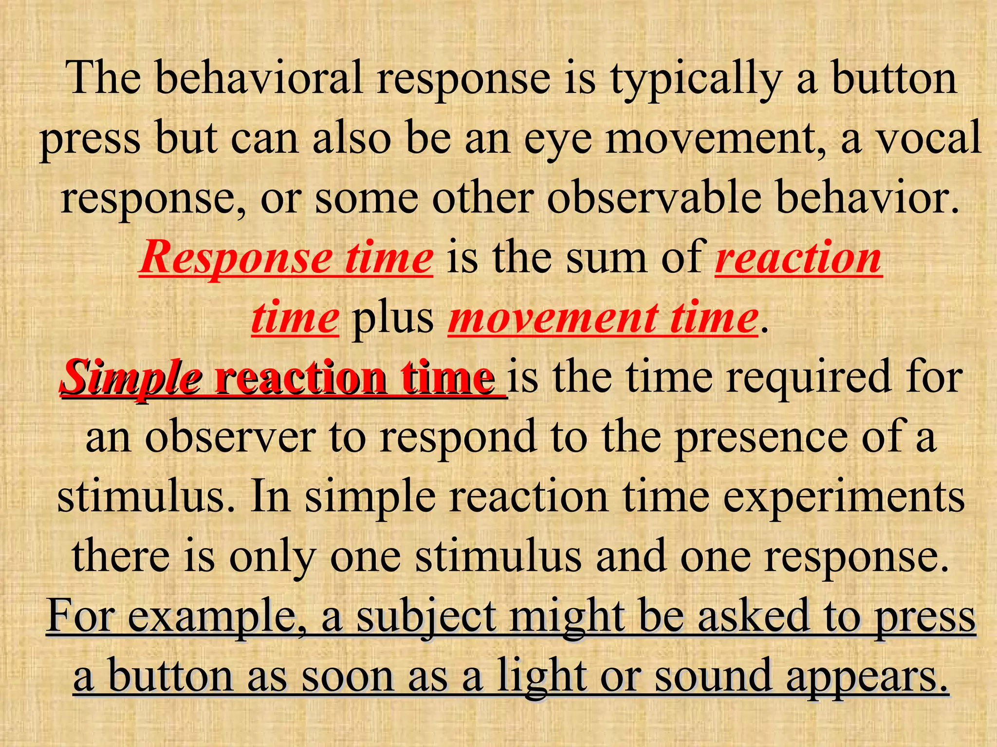 Physiological and psychophysical methods | PPT