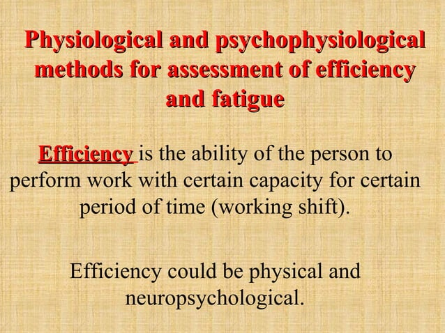Physiological and psychophysical methods | PPT