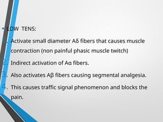 PHYSIOLOGICAL AND THERAPEUTIC EFFECTS OF TENS.pptx