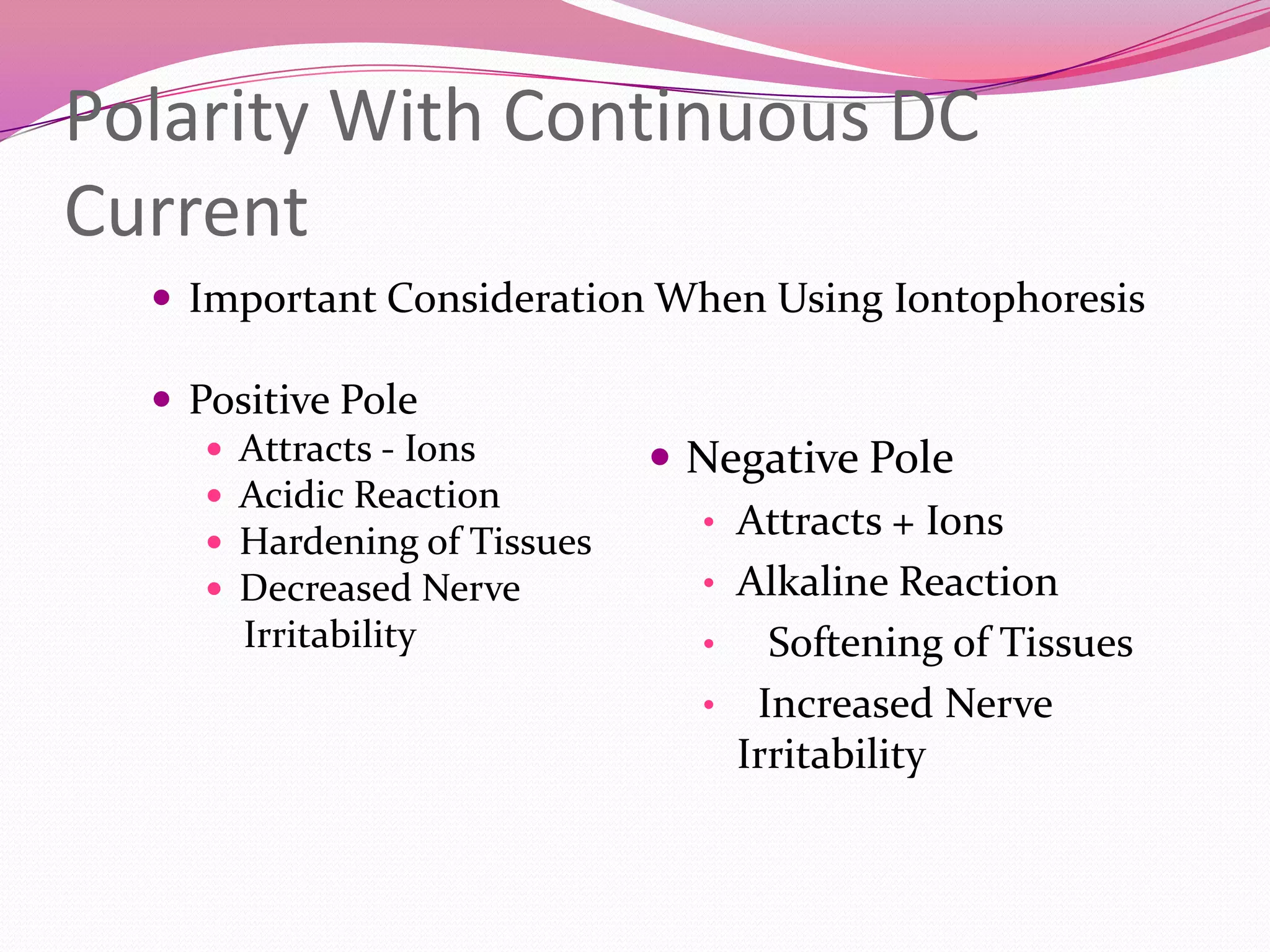 Physiological and therapeutic uses of low frequency(F/G) currents | PPTX