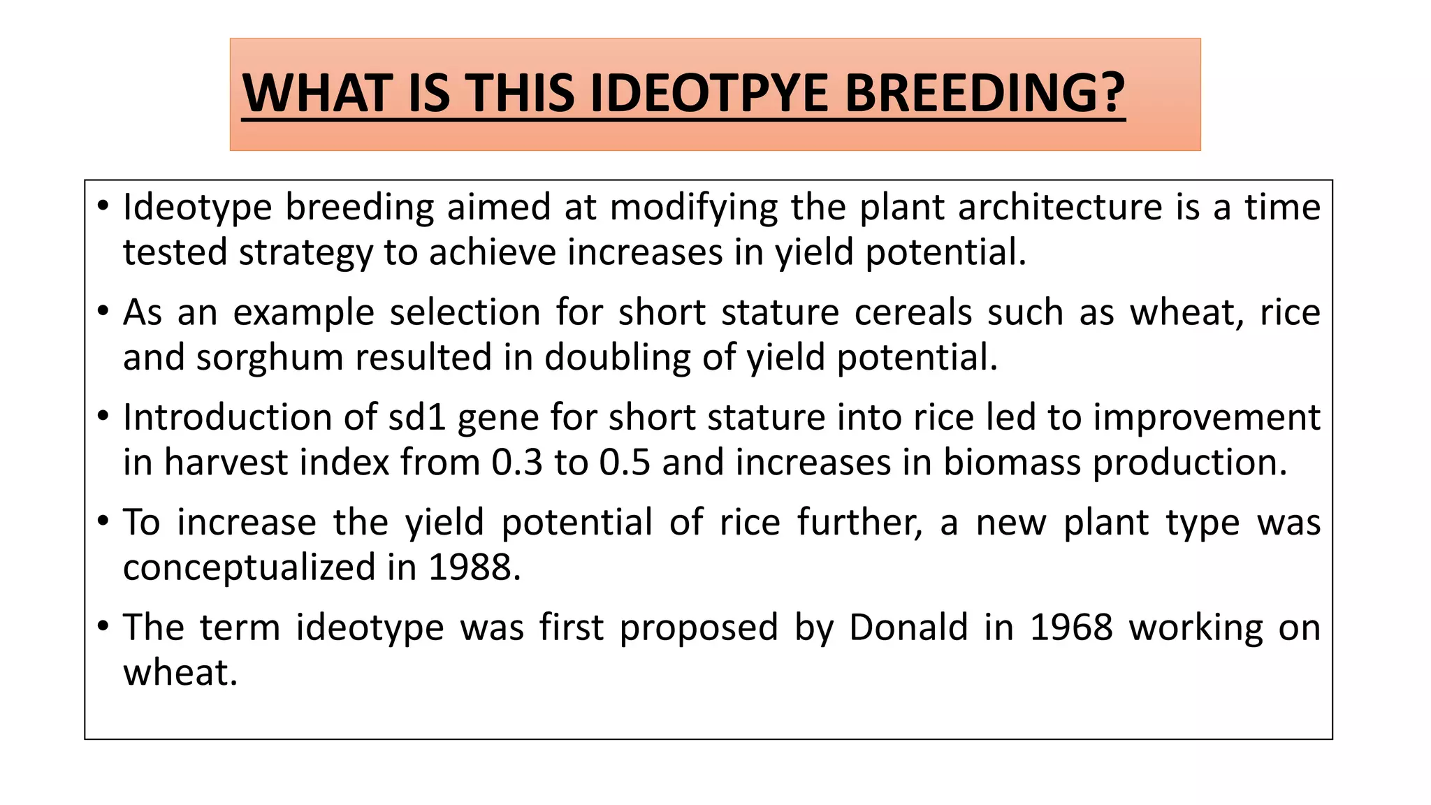 PHYSIOLOGICAL APPROACHES FOR IDEOTYPE BREEDING IN RICE.pptx