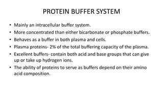 Physiological buffers new | PPTX