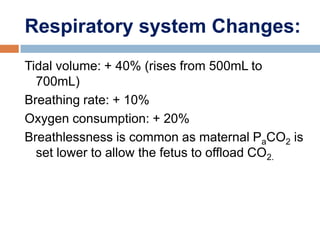 Physiological Changes During Pregnancy | PPSX
