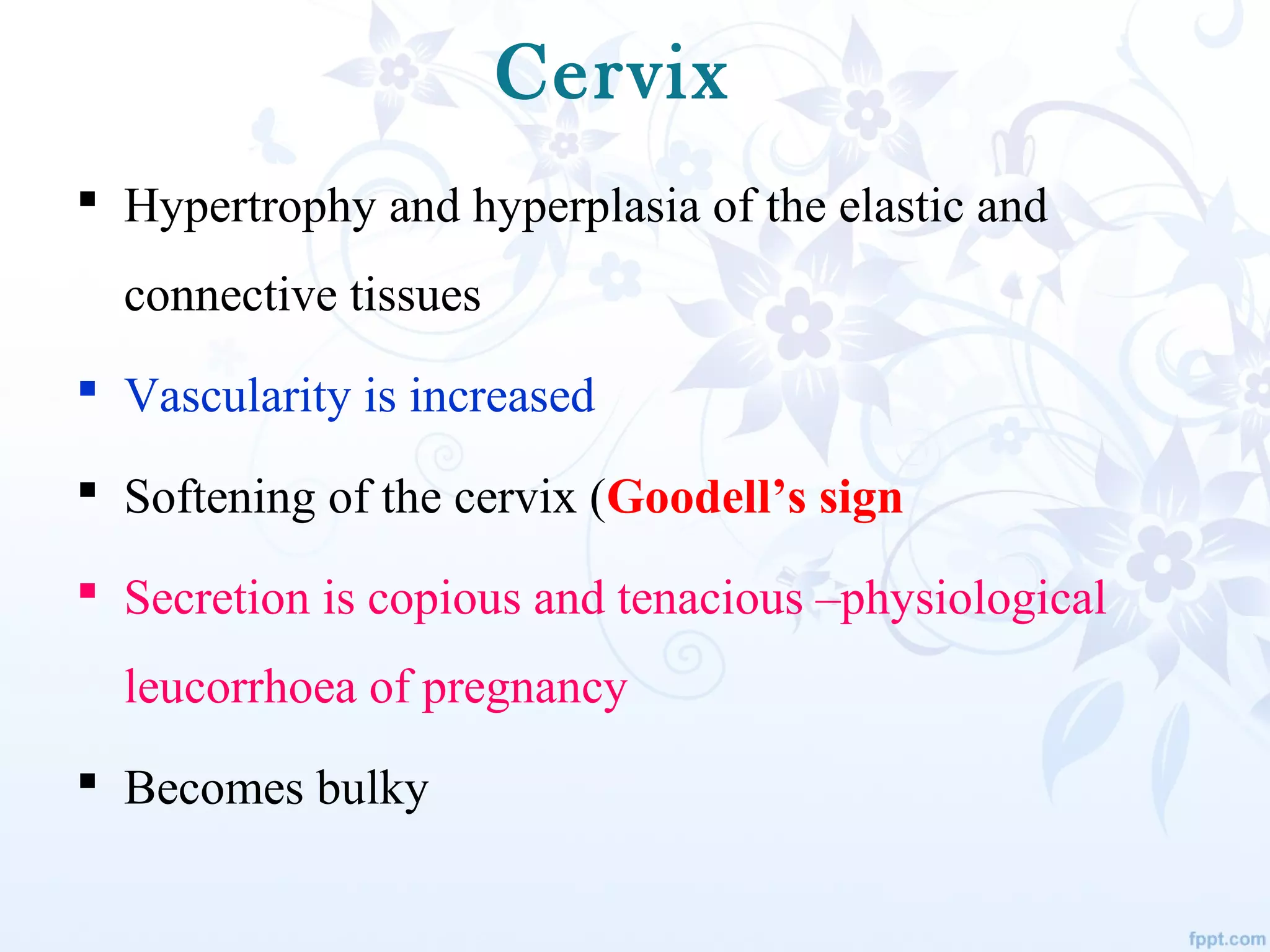 Physiological changes during pregnancy | PPT