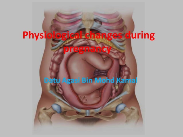 Physiological changes during pregnancy by Agasi | PPTX