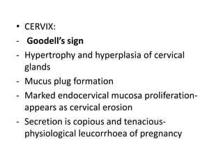 Physiological changes during pregnancy | PPTX