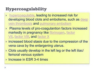 Physiological changes during pregnancy | PPTX