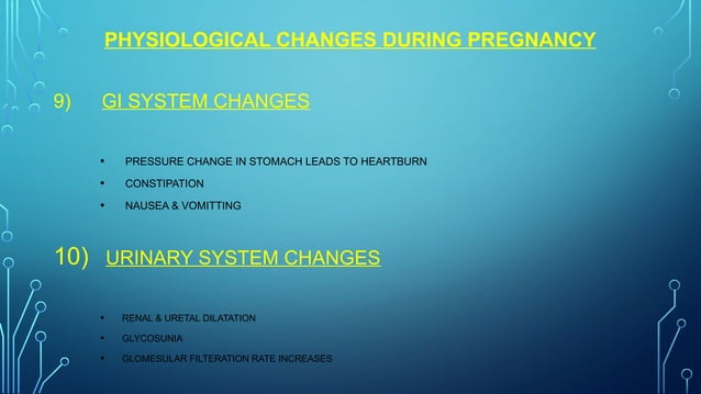 Physiological changes during pregnancy.pptx MIDWIFERY AND OBSTETRICAL NURSING (2) | PPTX