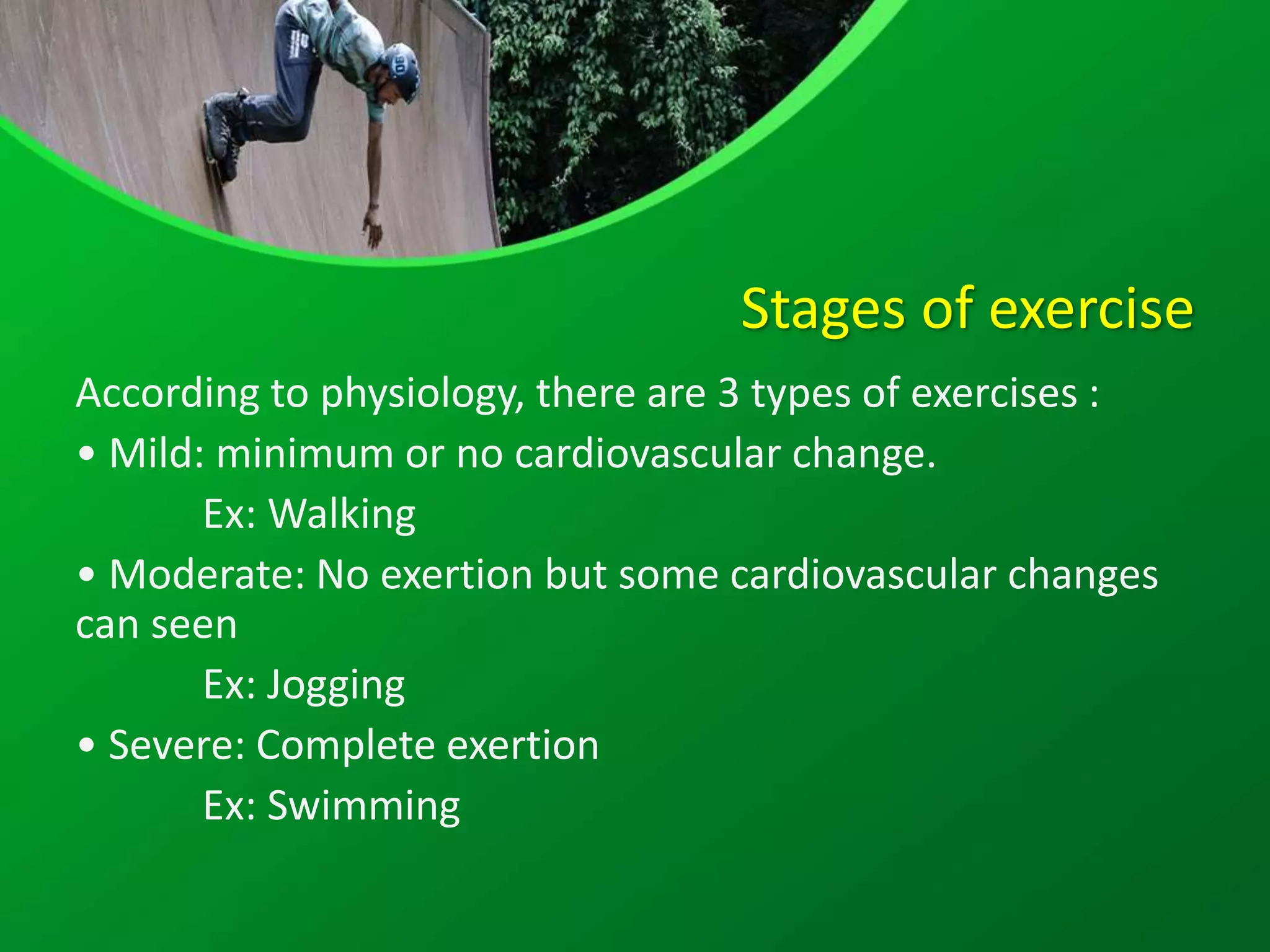 Physiological changes during sports and exercise | PPTX