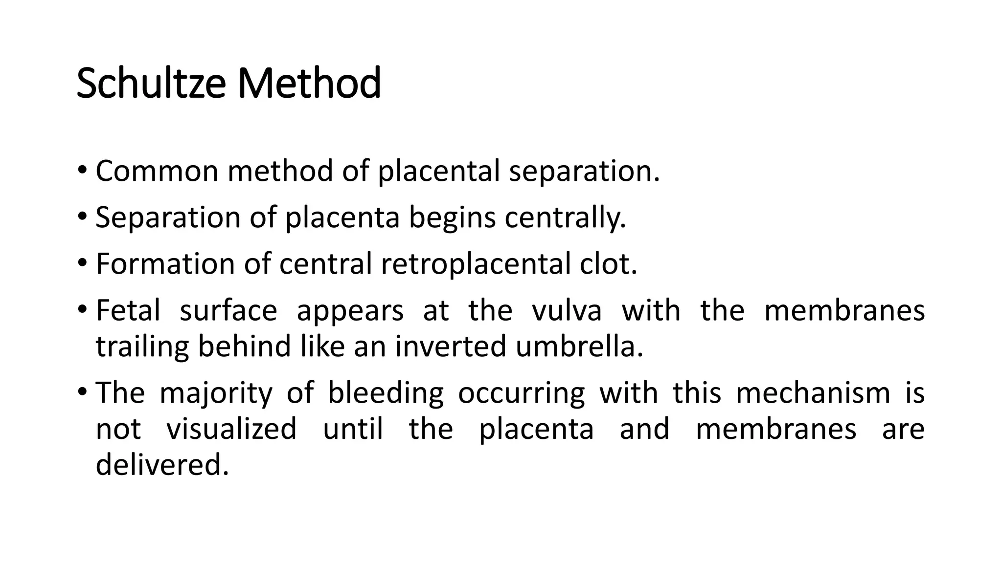 Physiological changes during third stage of labor | PPTX