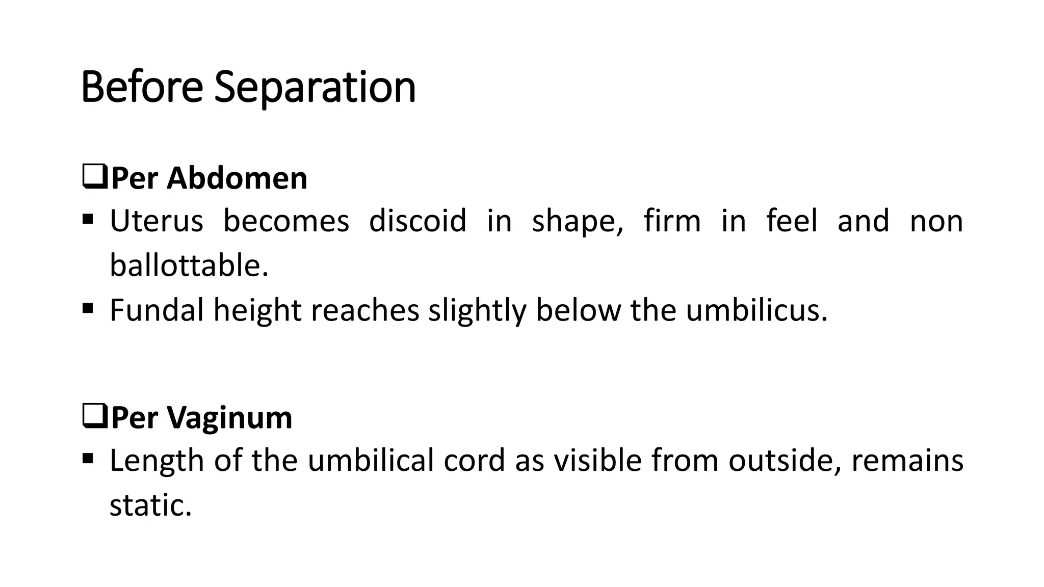 Physiological changes during third stage of labor | PPTX