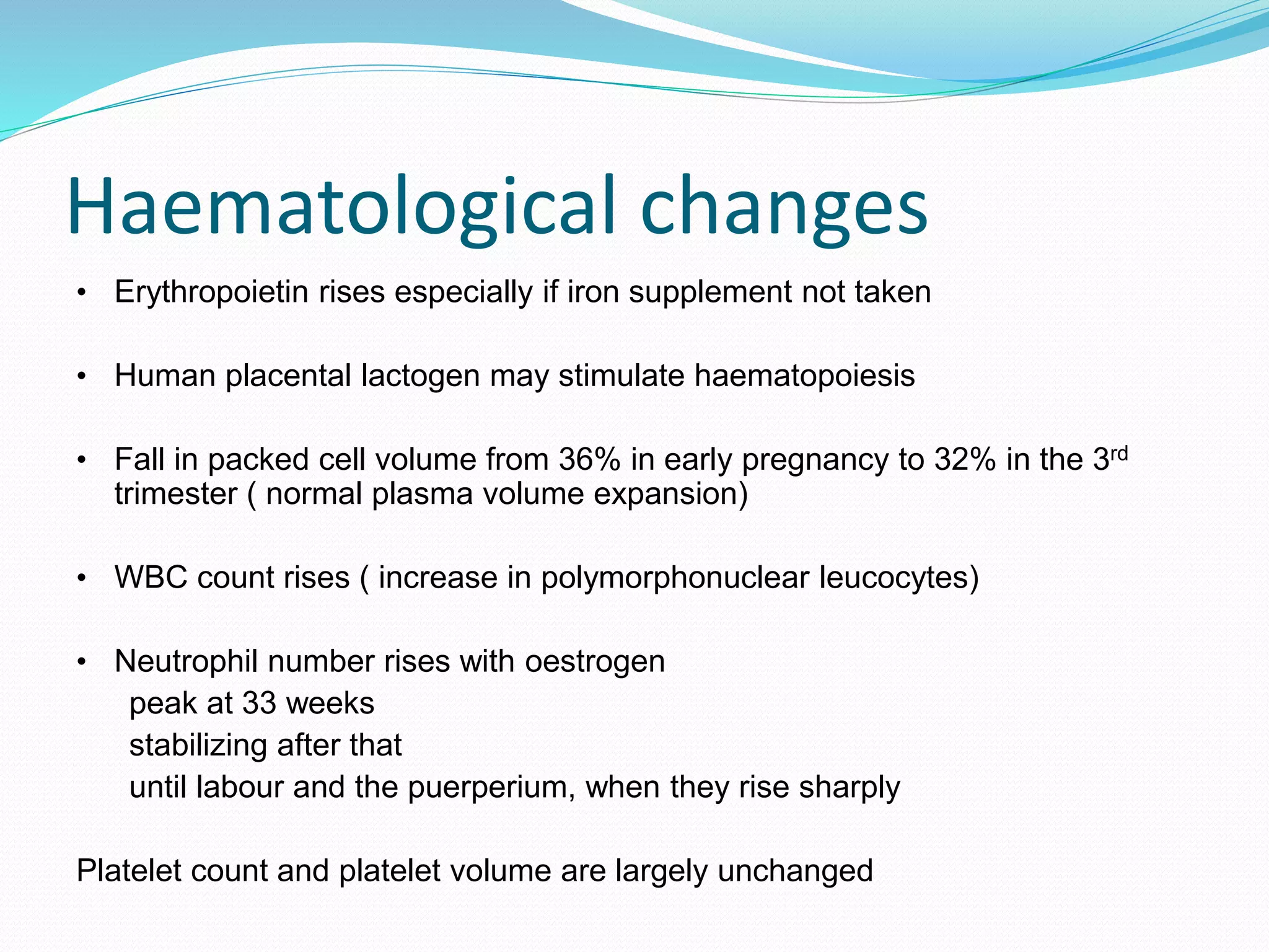 Physiological changes in pregnancy | PPTX