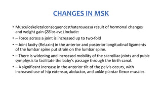 PHYSIOLOGICAL change of pregnancy obstetrics | PPTX